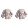 2PK Momoko Bunny Stuffed Animal Kids/Children Soft Doll Plush Toy 25cm ...