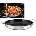 Stanley Rogers 36cm Roasting Pan - Large Frypan Saute Frying Casserole ...
