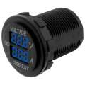Hulk Compact Dual Vehicle DC Voltmeter & Ammeter Reader Device Black ...