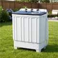 Devanti Portable Washing Machine Twin Tub 7KG White | Woolworths
