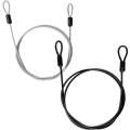 Outdoor Travel Security Cable Lock 2-Pack (3mm×100cm/3.3ft) – Cut ...