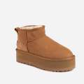 Ugg Classic Platform Ultra Mini Boots (5cm) EU36 / AU6L / 230mm / SAND | Woolworths