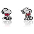 Couture Kingdom - Peanuts - Snoopy Heart Enamel Stud Earrings | Woolworths