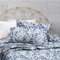 Odyssey Thermal Flannelette Sheet Set Printed Sloane Blue Double ...