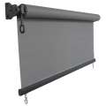 Outdoor Roller Blind 95% Shade Screen Width 2.55m-3.0m Overall End-To ...