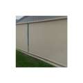 Outdoor Roller Blind 95% Shade Screen Width 2.55m-3.0m Overall End-To ...