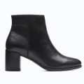 Clarks Women's Freva55 Zip Boots Black Leather (UK 4-8) UK 6 | Woolworths