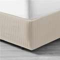 Quilted Bed Valance Oatmeal / Single | Woolworths