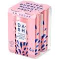 Dash Water Raspberry Infused Sparkling Water No Sugar 300mL x 4 pack ...