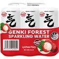 Genki Forest Sugar Free Sparkling Water Lychee Fizzy 330mL x 6 pack | Woolworths