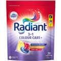 Radiant Colour Care+ Liquid Laundry Capsules Detergent Washing 28 pack ...