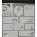 Christmas Foil Gift Stickers Silver 40 Pack | Woolworths