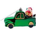 Christmas Traditional Ute With Santa Decoration Green Each | Woolworths