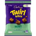 Cadbury Twirl Mint Milk Chocolate Bites Snack & Share Bag 130g | Woolworths
