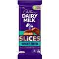 Cadbury Dairy Milk Slices Sticky Toffee Chocolate Block 178g | Woolworths