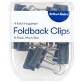 Brilliant Basics 19mm Foldback Clips Black 16 pack | Woolworths