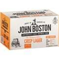 John Boston Lager Bottles 330mL x 24 case | Woolworths